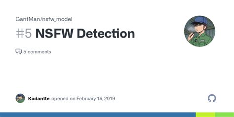 NSFW Detection Issue GantMan Nsfw Model GitHub