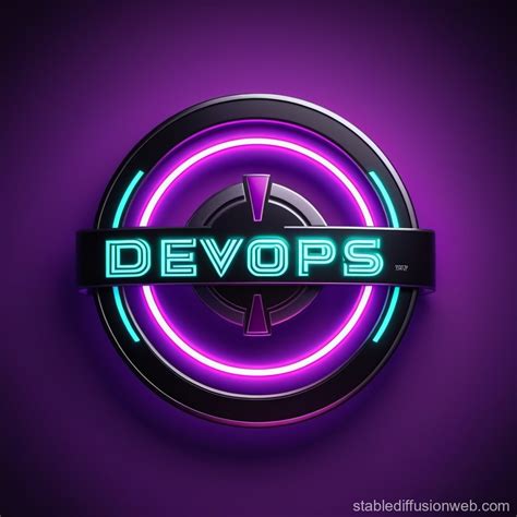 Futuristic Pixar Style Game Devops Logo Stable Diffusion Online