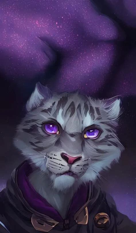 Cute Young Male Anthropomorphic Fluffy Tige