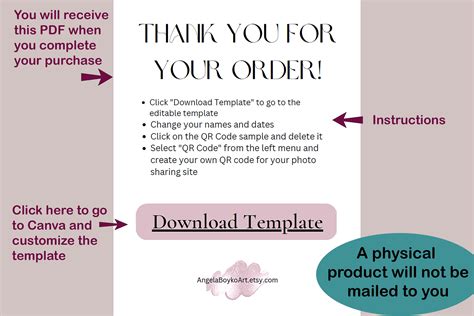 Guest Photo Sharing QR Code Template Wedding Signs Wedding Decor Wedding QR Code Wedding