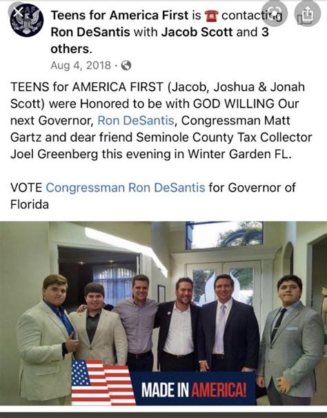 Ron Desanctimonious Hanging With His Sex Trafficking Buddies R