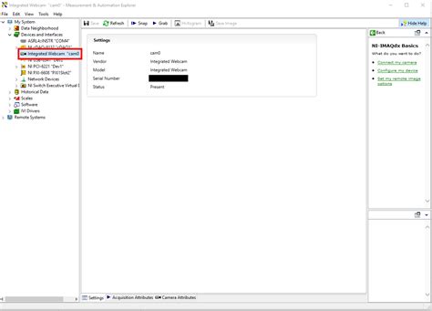 Accessing Cameras Attributes In Ni Max Ni