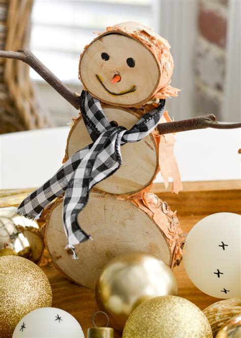 Diy Wooden Snowman