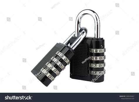 Isolated Number Code Security Padlocks Interlocking Stock Photo Shutterstock