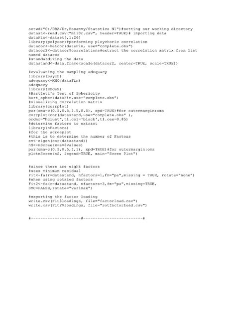 R Software Script Pdf