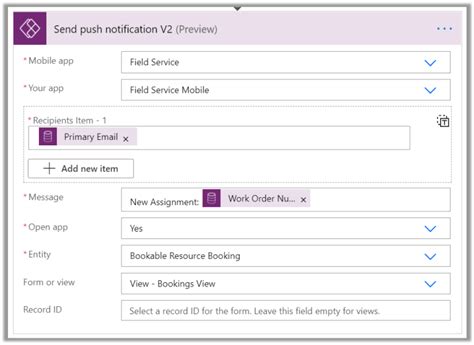 Push Notifications For D365 Field Service Model Driven App Dynamics 365 Talk
