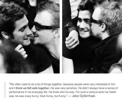Jake Gyllenhaal And Heath Ledger Kiss