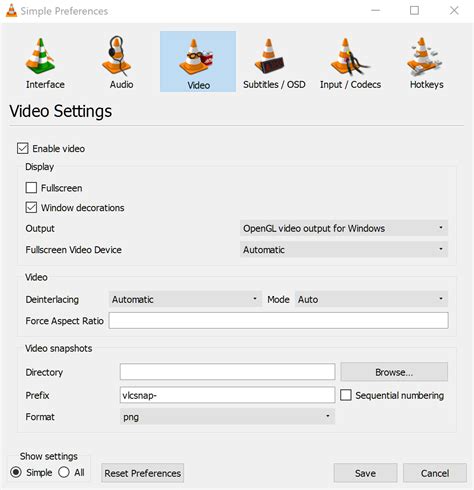 fixing color in vlc media player gh0 st
