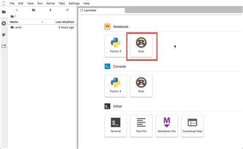 Evcxrを使ってjupyter Notebook（jupyterlab）でrustを実行する Developersio