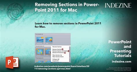 Removing Sections In Powerpoint 2011 For Mac