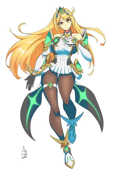 Mythra And Mythra Xenoblade Chronicles And More Drawn By Aurumsmii Danbooru