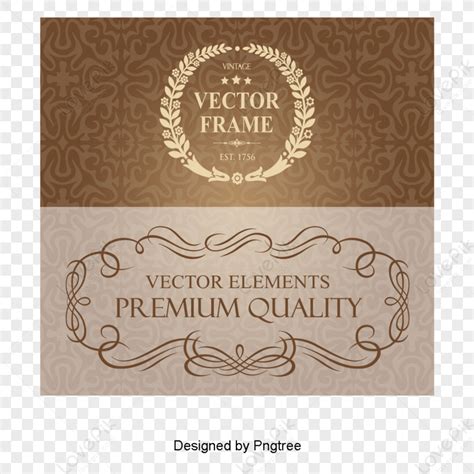 둥글고 빈티지 레이스 일러스트 테두리 전통 문양초대낡은 Png 일러스트 무료 다운로드 Lovepik