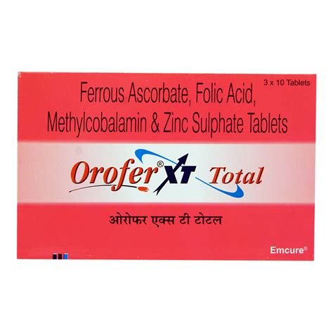 Buy Orofer Xt Total Tablet 19 Minutes Delivery Apollo Pharmacy