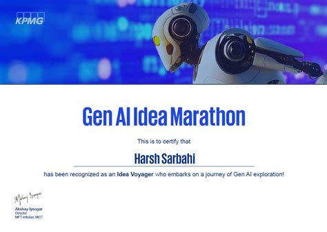 Harsh Sarbahi On Linkedin Genai Ai Gratitude Kpmg