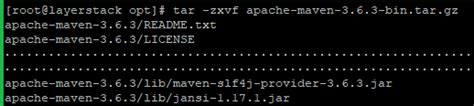 Layerstack Tutorials Layerstack How To Install Apache Maven On