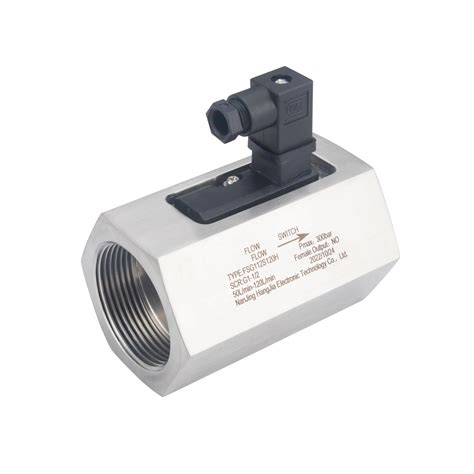 Hexagon Flow Switch Piston Type Flow Switch Water Flow Switch FS Flow Controller China Flow