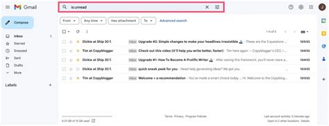 How To Find And See Only The Unread Emails In Gmail
