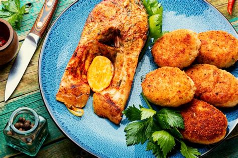 Homemade Fish Cutlets And Tasty Fish Steak Delicious Fish Cutlet Photo