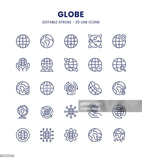 Globe Icon Set High Res Vector Graphic Getty Images