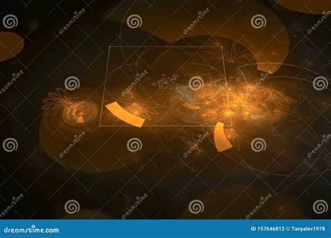 Future Fractal Dark Curve Texture Overlay Template Style Luminous