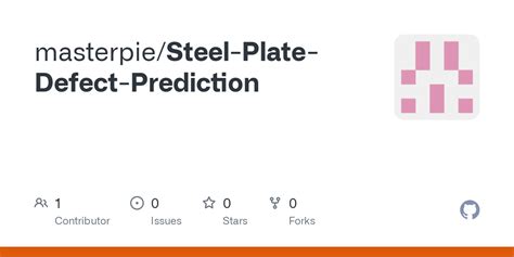 Github Masterpie Steel Plate Defect Prediction