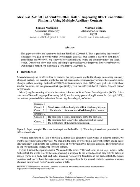 Improving Contextual Word Similarity Scoring Using Multiple Auxiliary