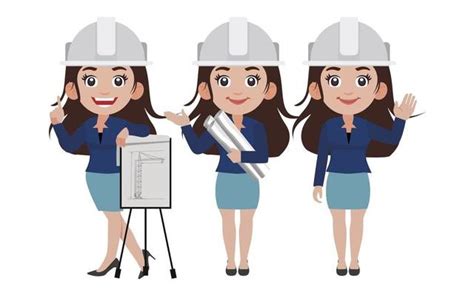 Woman Engineer Vector Art Icons And Graphics For Free Download