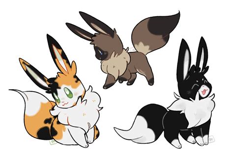 Eevee But With Kitty Colors