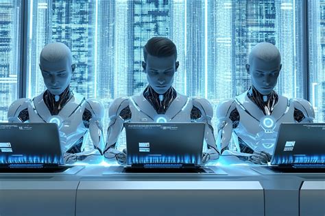 工程科技ai数字艺术 工程科技3d渲染未来科技感成年人物机械外骨骼笔记本电脑协作场景插画 Ai图片免费下载 Png格式 4032像素 编号72107887 千图网