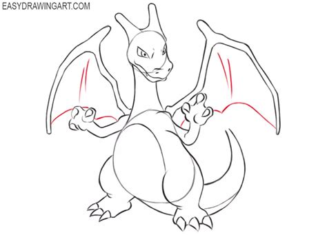 Pokemon Charizard Drawing