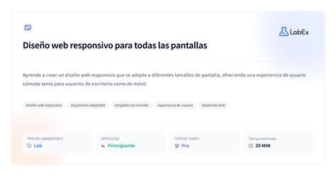 Diseño Web Responsivo Para Todas Las Pantallas Labex