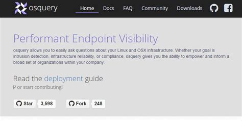 osquery sql powered analytics monitoring and instrumentation tool bypeople