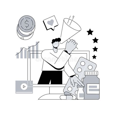 Pharmaceutical Marketing Abstract Concept Vector Illustration Stock