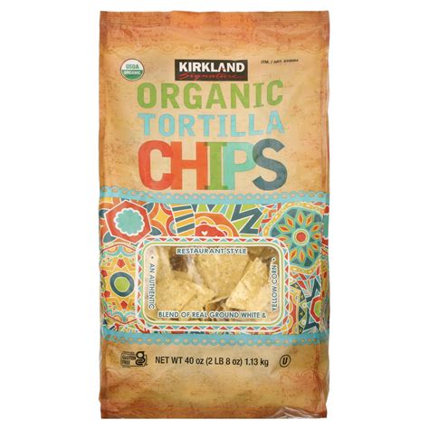 Kirkland Signature Tortilla Chips 40 Ounce Bag Corn Blend