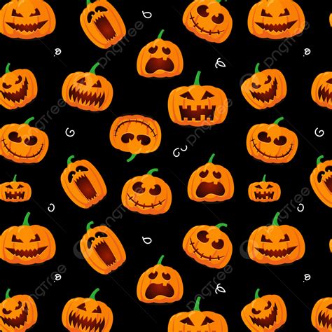 할로윈 괴물 오렌지 원활한 패턴 할로윈 할로윈 몬스터 원활한 패턴 배경 일러스트 및 사진 무료 다운로드 Pngtree