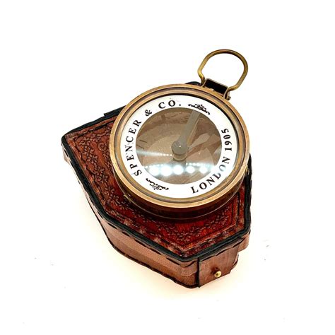 Antique Vintage Brass 3 Compass Nautical Map Reader Navigation