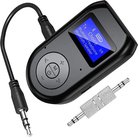 Amazon Com Bluetooth Transmitter Receiver Low Latency 4 In 1 Wireless Bluetooth 5 0 Audio AUX