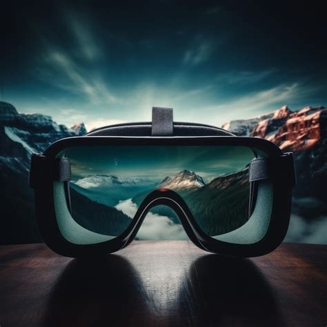 Premium Photo Diving Into The Virtual Reality World A Closer Look At The Vr Headset Screen On