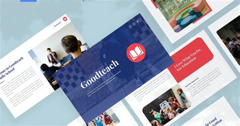Шаблон ключевой презентации в сфере образования Шаблоны презентаций Envato Elements