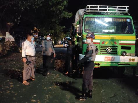 မြန်အောင်မြို့နယ်အတွင်း ယာဉ်အန္တရာယ်၊ လမ်းအန္တရာယ်ကင်းရှင်းရေး စစ်ဆေးက