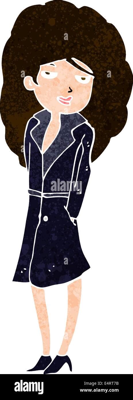 Cartoon Female Spy Stock Vector Image Art Alamy