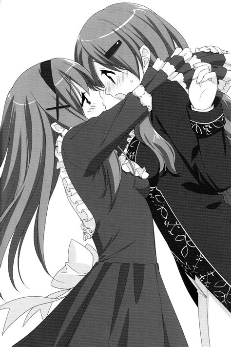 Kitajima Kaede And Kitajima Sara Sono Hanabira Ni Kuchizuke Wo Drawn