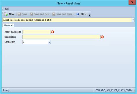 How To Add An Asset Class Primacy Customer Support