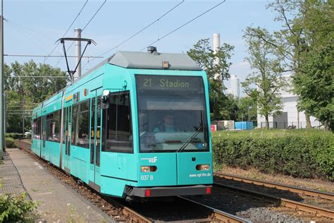 Франкфурт на Майне Duewag R № 037 — Фото — Городской электротранспорт