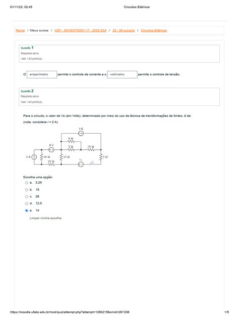 circuitos elétricos 2x pdf rede elétrica resistor