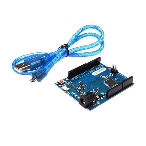 Placa Leonardo R3 Rev3 Atmega32u4 Com Cabo Usb Compatível Para Arduino Placas Casa Da