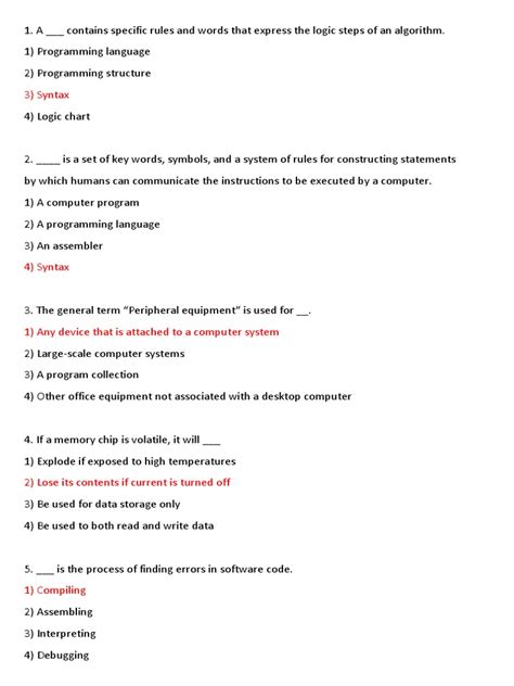 computer fundamentals an introduction to key concepts components and terminology pdf