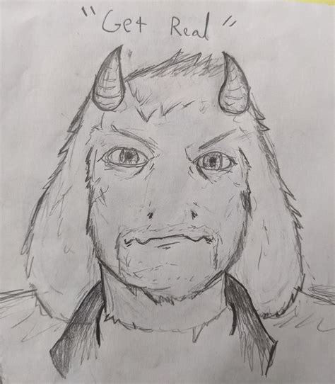 Drew This Hyper Realistic Portrait Of Asriel Dreemur From Undertale A
