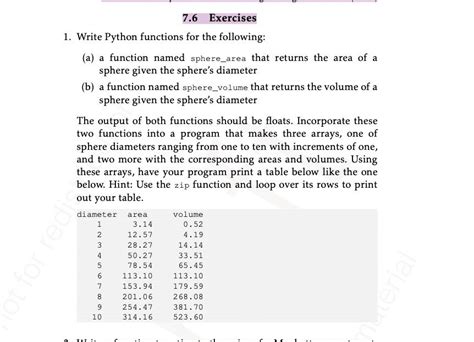 Solved 1 Write Python Functions For The Following A A