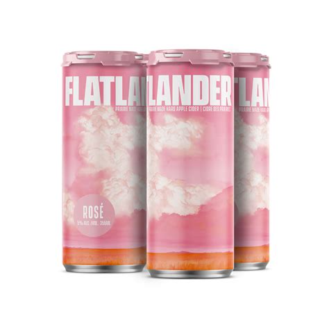 Flatlander Rose 355ml 4 Pack Horseman